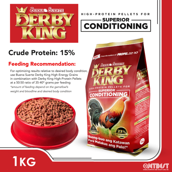 Derby King High-Energy Pellets (1 month before the fight) – Jetbest ...